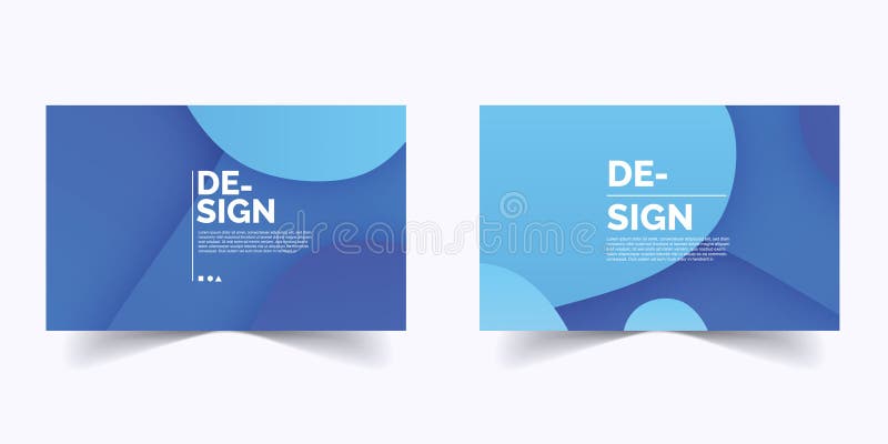 Abstract Elegant Blue Poster Background Design Templates Stock Vector ...