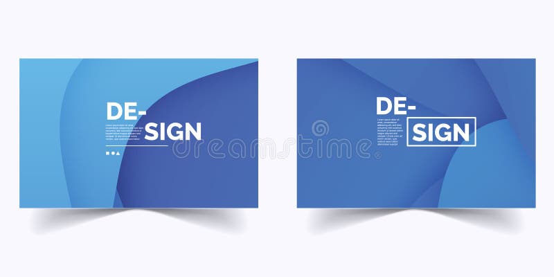 Abstract Elegant Blue Poster Background Design Templates Stock Vector ...