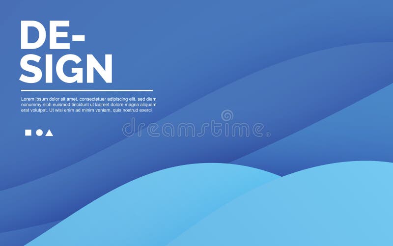 Abstract Elegant Blue Poster Background Design Templates Stock Vector ...