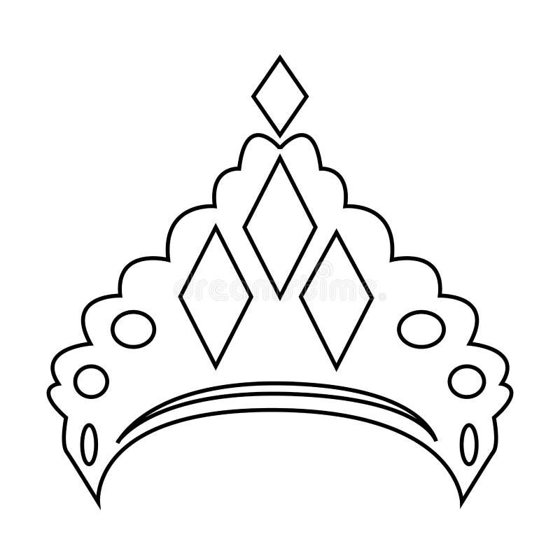 Abstract elegant crown stock vector. Illustration of jewelry - 114372403