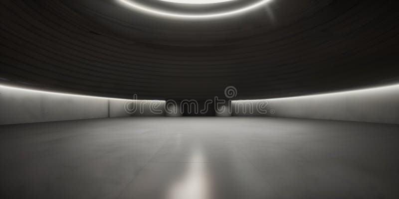 Abstract Elegant Geometric of Blank Empty Space and White Walls with ...