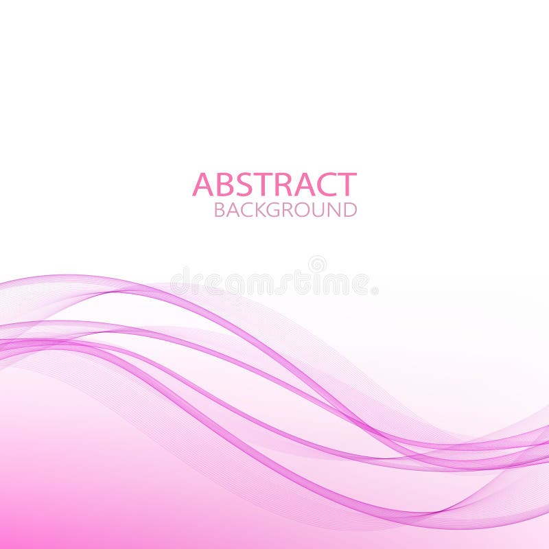 Abstract Elegant Lilac Wave Vector Design Background Stock Vector ...