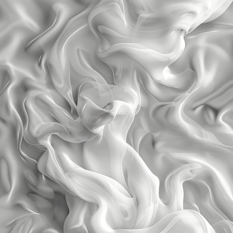 Abstract, Elegant Luxury Silver Background with Translucent Waves of ...