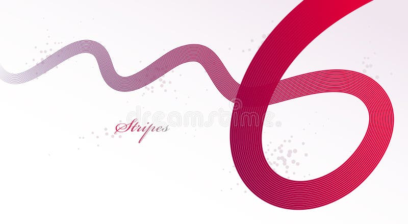 Abstract Elegant Red Curvy Thin Lines Vector Abstract Background ...