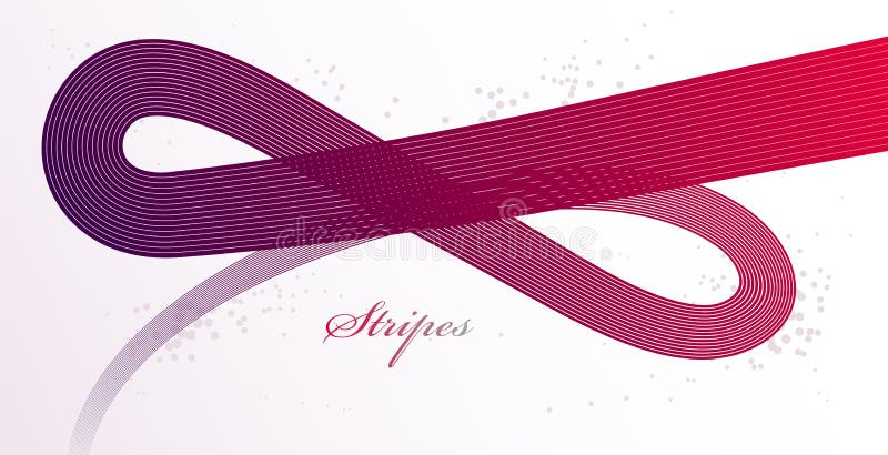 Abstract Elegant Red Curvy Thin Lines Vector Abstract Background ...