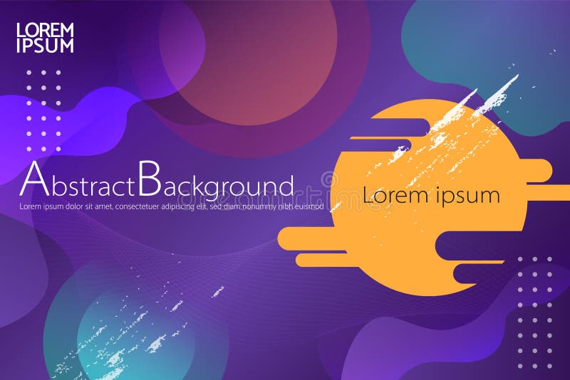Abstract Element Background Color Web Banner Illustration Vector ...