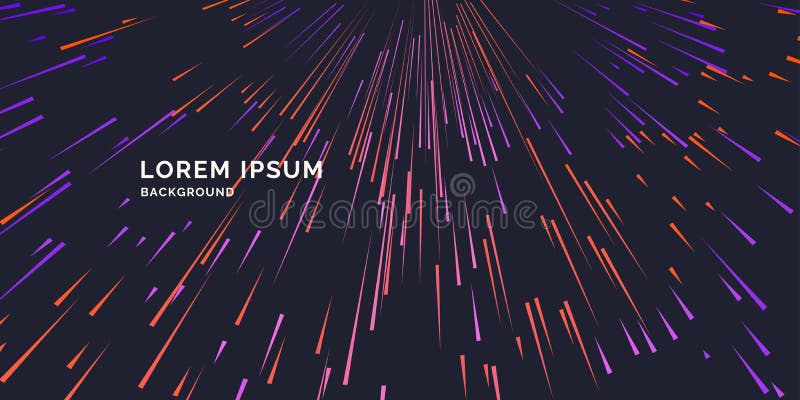 Abstract Element with Dynamic Lines. Vector Illustration. Stock Vector ...