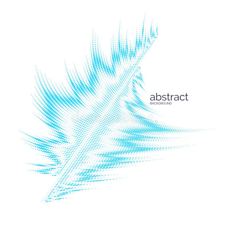 Abstract Element with Dynamic Particles. Vector Illustration Stock ...