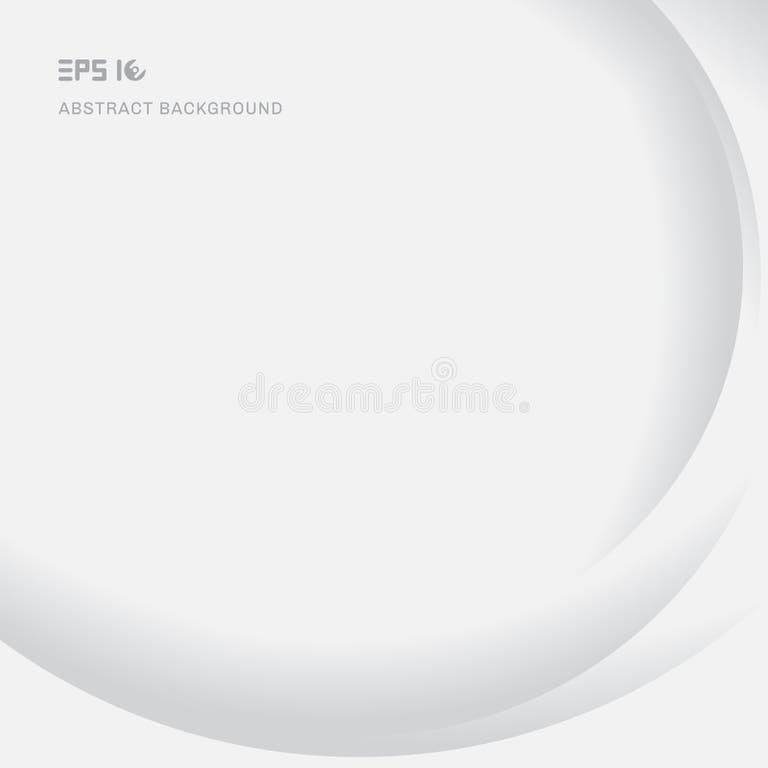 Abstract Element Modern Curve Texture Smooth White Background with ...