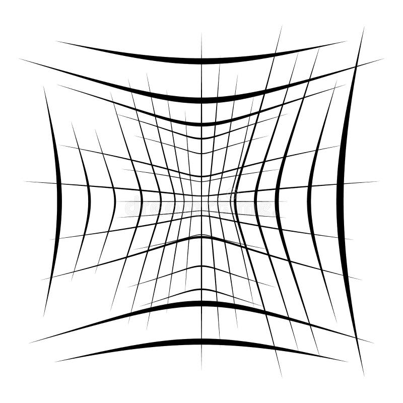 Abstract Element with Random Overlapping Lines. Abstract Distored Lines ...