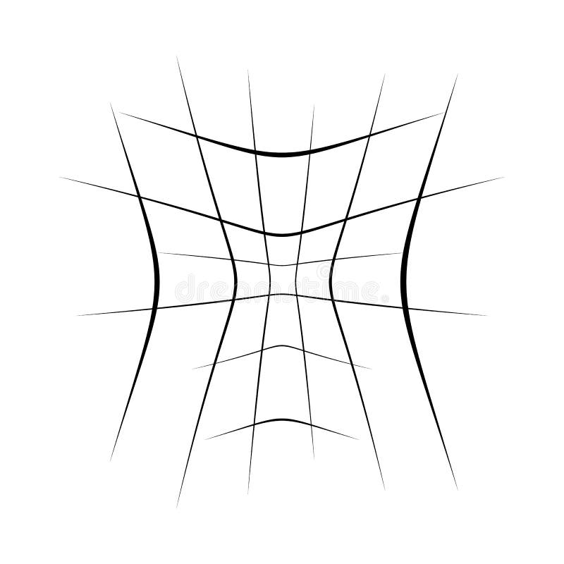 Abstract Element With Random Overlapping Lines Abstract Distored Lines 7444
