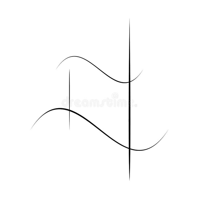 Abstract Element with Random Overlapping Lines. Abstract Distored Lines ...