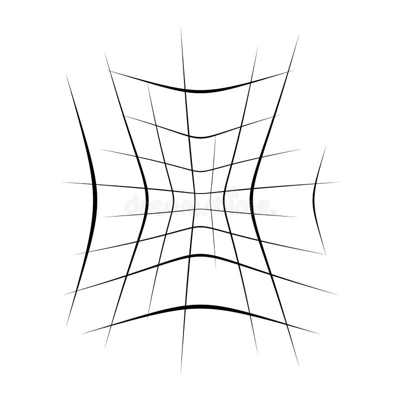 Abstract Element with Random Overlapping Lines. Abstract Distored Lines ...
