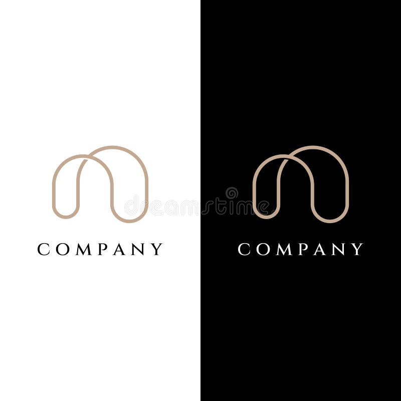 Abstract Elements of Arch Line Vector Logo, for the Construction of ...