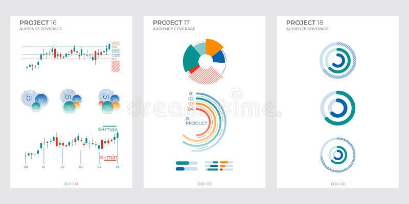 Abstract Elements Business Charts. Abstract Vector Illustration. Stock ...