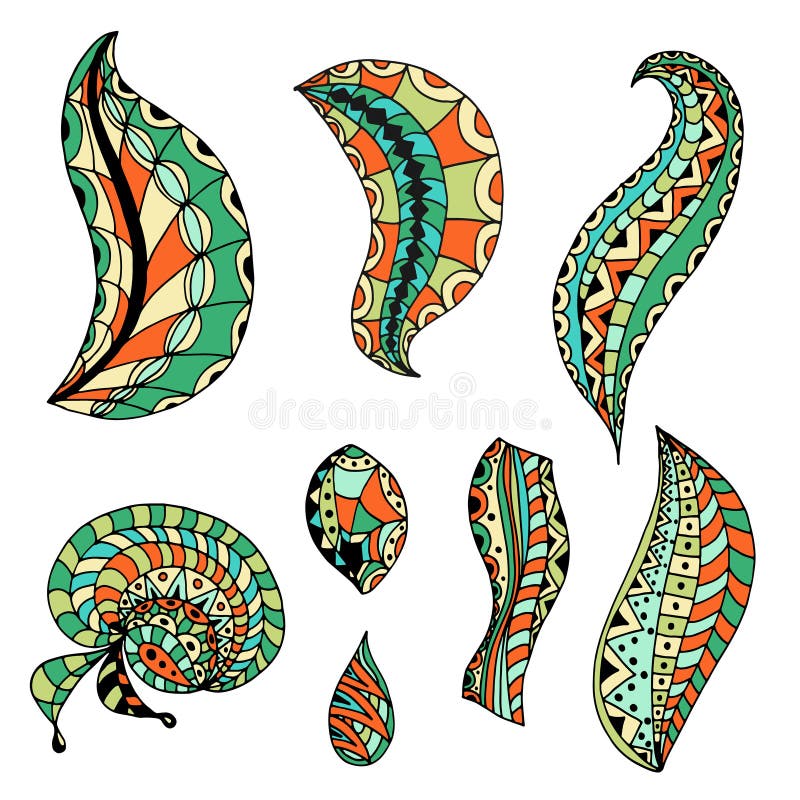 Abstract elements stock vector. Illustration of drawing - 59221975