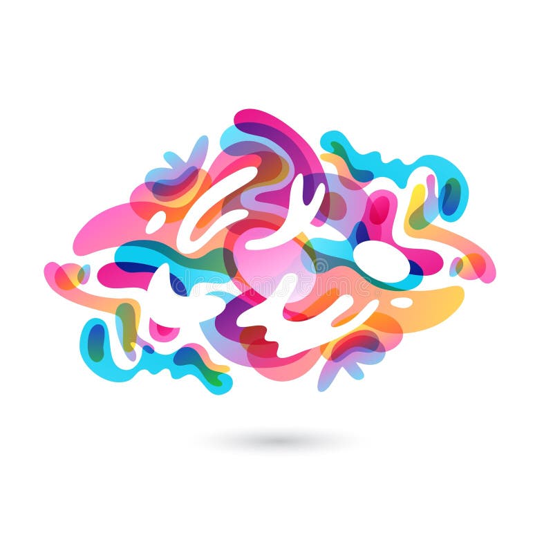 Abstract Elements. Flow Design with Abstract Geometric Elements. Round ...