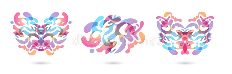 Abstract Elements. Flow Design with Abstract Geometric Elements. Round ...