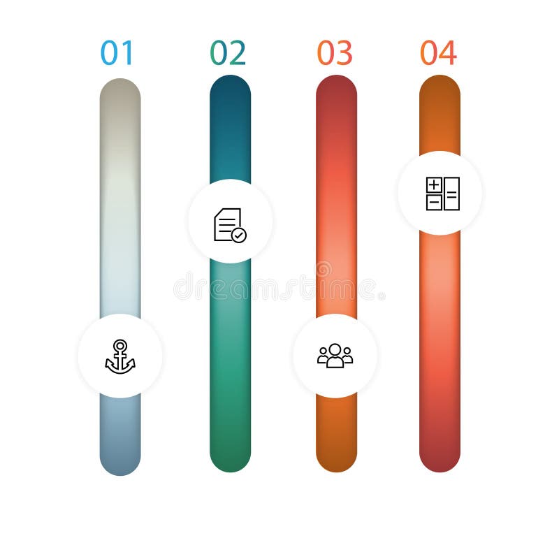Abstract Elements Infographic Circular Shape Data Vector Template ...