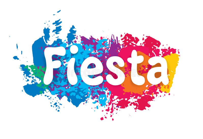 Abstract Embleem Voor De Fiesta Vector Illustratie Vector Illustratie ...