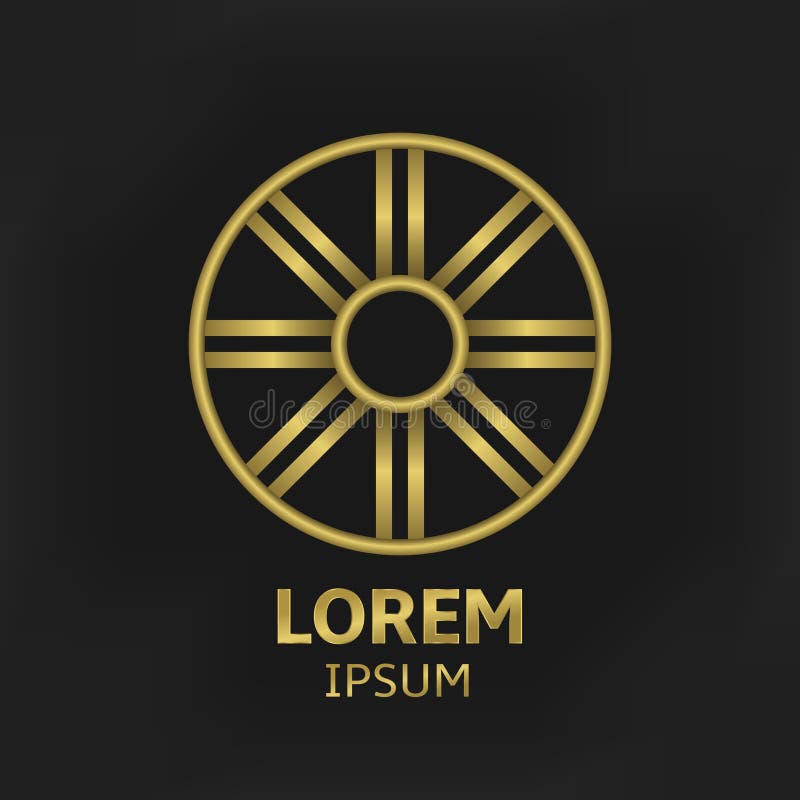 Abstract emblem stock vector. Illustration of shape, planet - 52898123