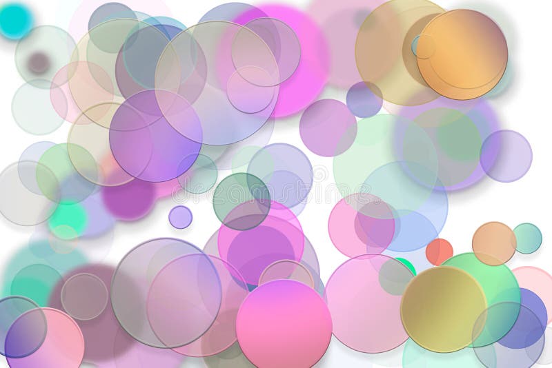 Abstract Embossed & Random Circle, Ellipse or Bubble Shape. Canvas ...