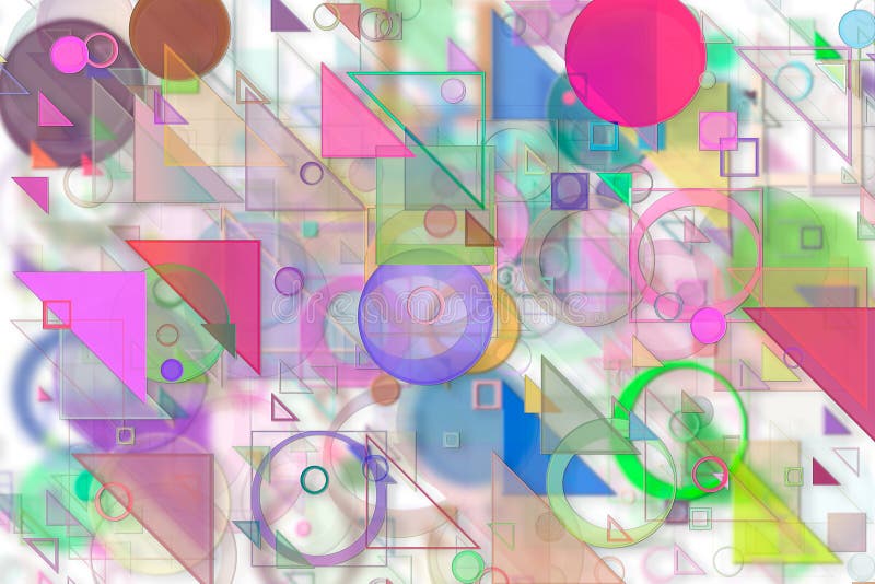 Abstract Embossed & Random Circle, Square. Art, Generative, Wallpaper ...