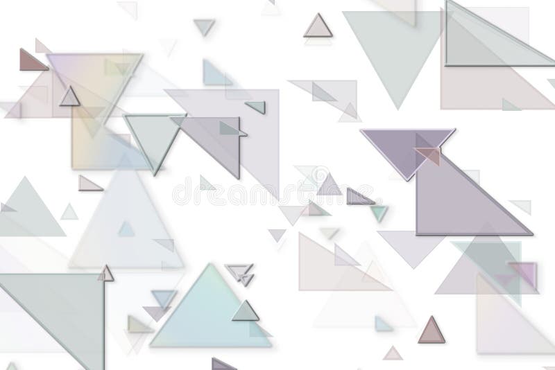 Abstract Embossed & Random Triangle Shape, Digital Generative Art for ...