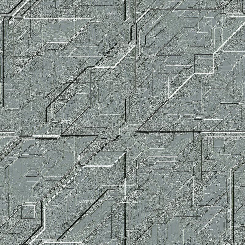 Abstract Embossed Silver and Gray Technology Background of Lines Stock ...