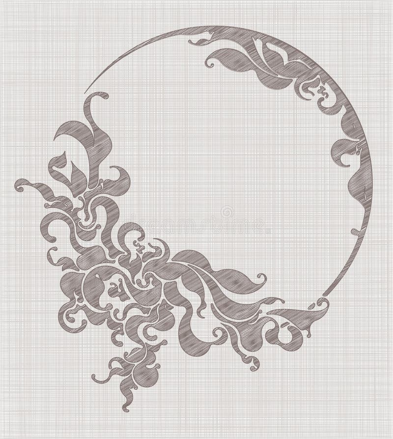 Abstract Embroidery or Design Illustration Stock Vector - Illustration ...