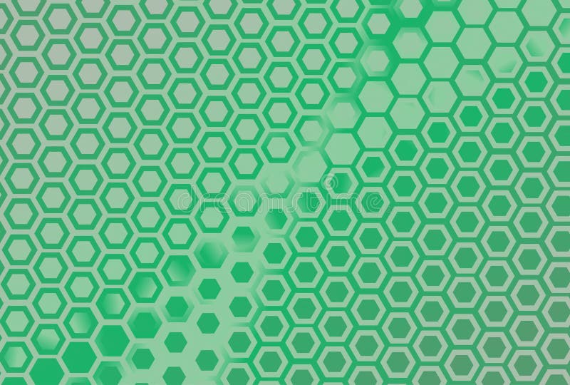 Abstract Emerald Green Gradient Hexagon Background Graphic Beautiful ...