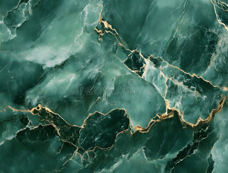 Abstract Emerald Green Marble Texture Background Stock Illustration ...