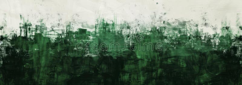Abstract Emerald Green & White Brush Strokes Texture Background Stock ...