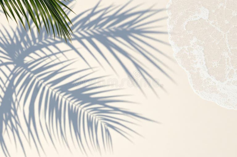 Abstract Empty Beach Overhead View Stock Illustration - Illustration of ...