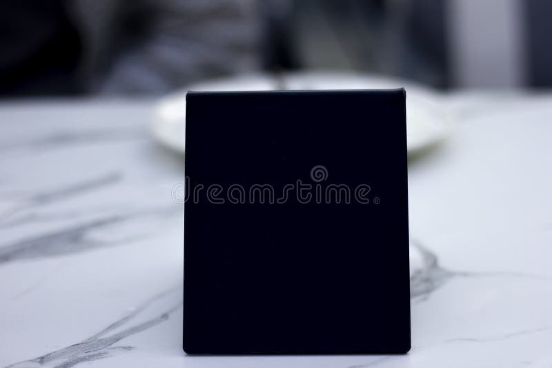 Abstract Empty Black Isolated Table Stock Photo - Image of purchase ...