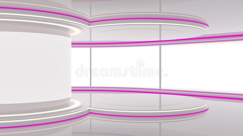 Abstract Empty 3D Studio Space Stock Illustration - Illustration of ...