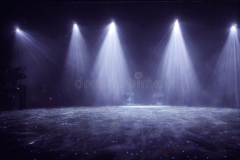 Abstract Empty Dance Floor in Nightclub Stock Image - Image of ...