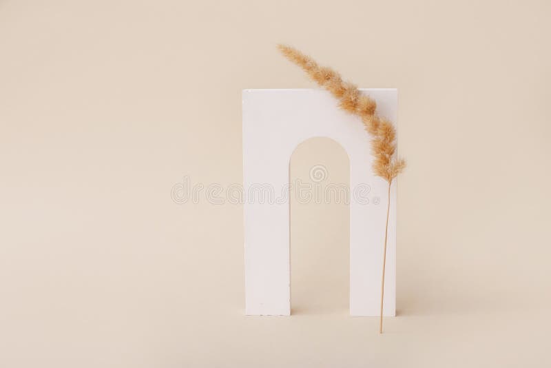 Abstract Empty Geometric Shape Podiums for Product Presentation on ...