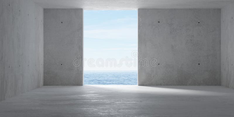 Empty Room Ocean View Stock Illustrations – 986 Empty Room Ocean View ...