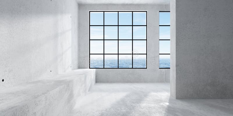 Empty Room Ocean View Stock Illustrations – 986 Empty Room Ocean View ...