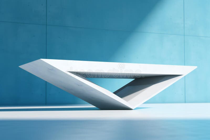 Abstract of Empty Room with Geometric Shapes, Modern Interior Design ...