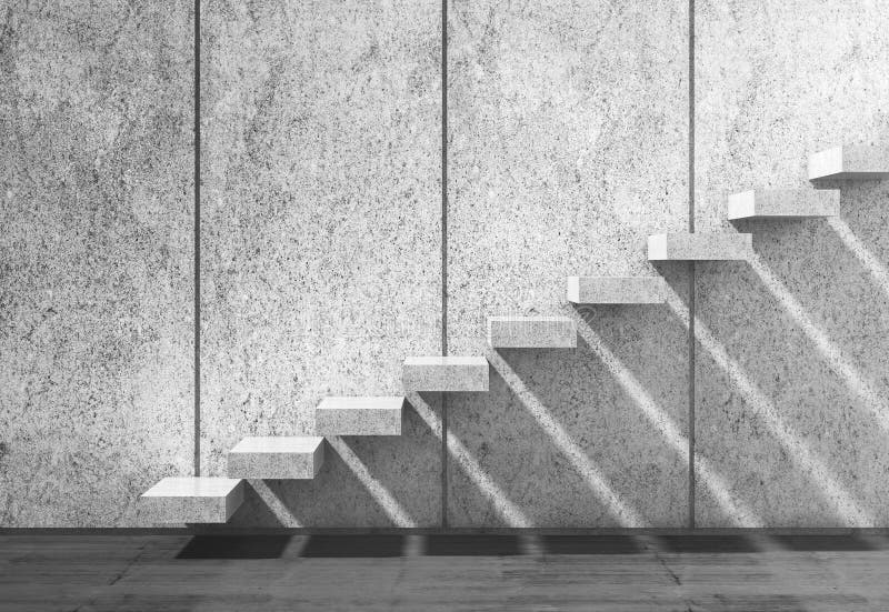 Abstract Empty White Interior Background 3 D Stock Illustration ...