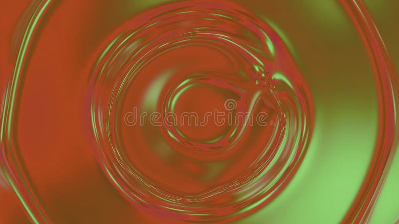 Abstract Endless Spreading Water Rings. Design. Colorful Liquid Texture ...