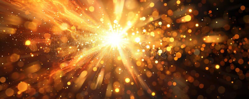 An Abstract Energetic Background Showcasing Radiant Beams of Light and ...