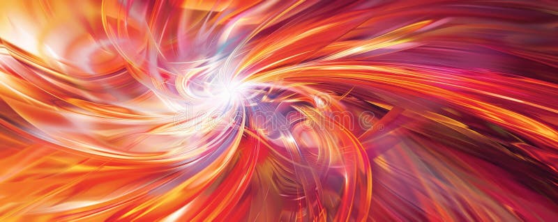 An Abstract Energetic Background Showcasing Swirling Vortexes of Light ...