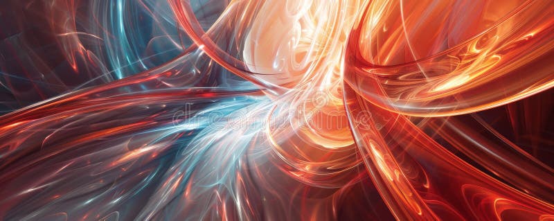 An Abstract Energetic Background Showcasing Swirling Vortexes of Light ...