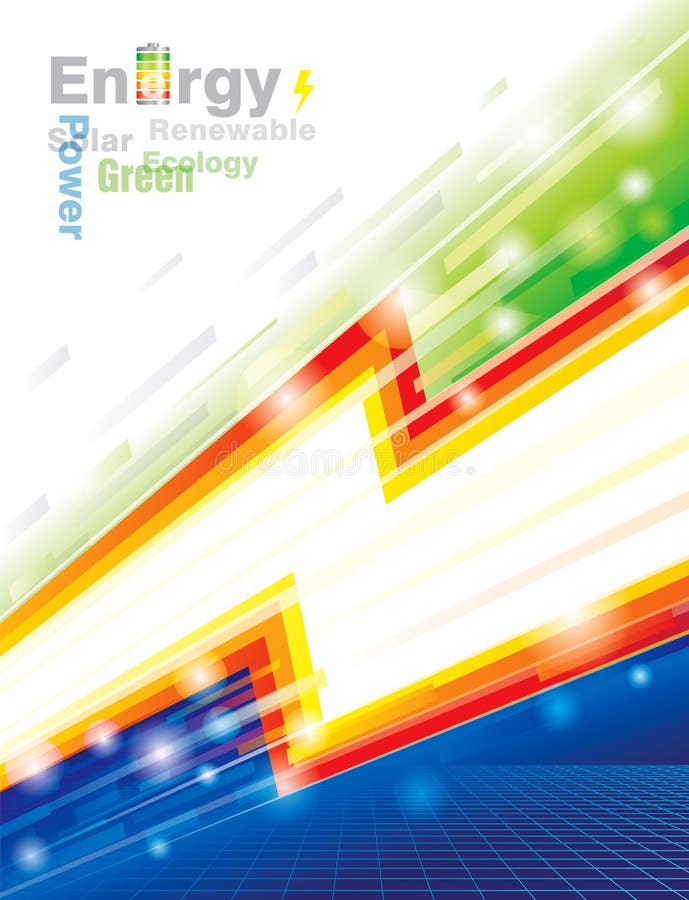 Abstract Energy Background stock vector. Illustration of lightning ...