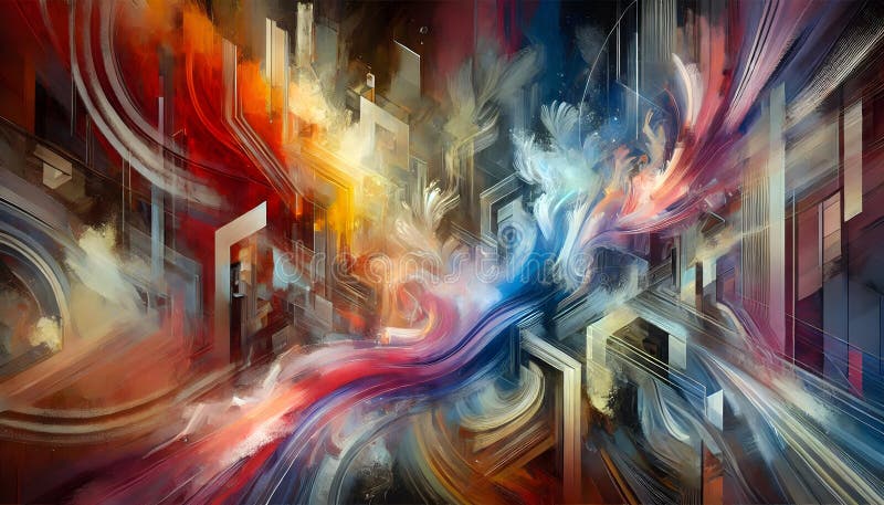 Abstract Energy Flow for Backgorund Stock Illustration - Illustration ...
