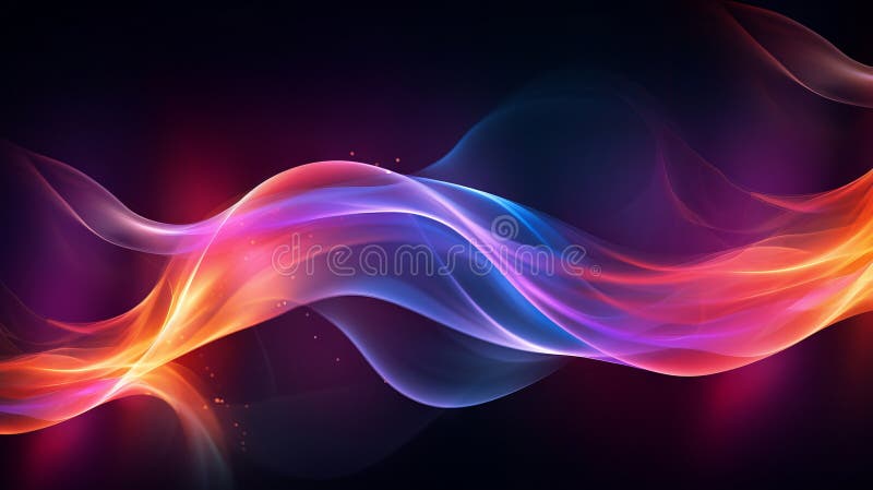 Abstract Energy Flow Background AI Generated Stock Illustration ...