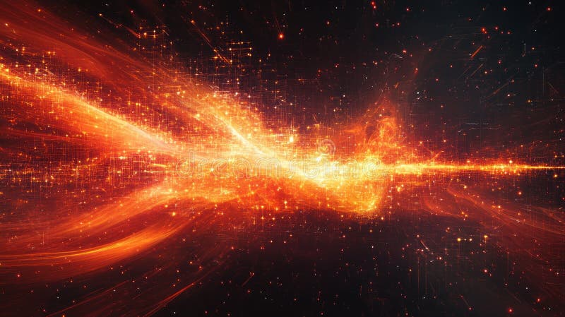 Abstract Energy Flow in Deep Space Stock Image - Image of deep, fast ...